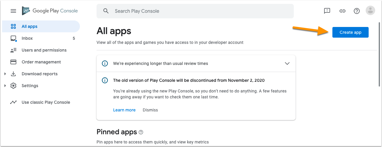 Android Creating An App In The Google Play Developer Console Mag 
